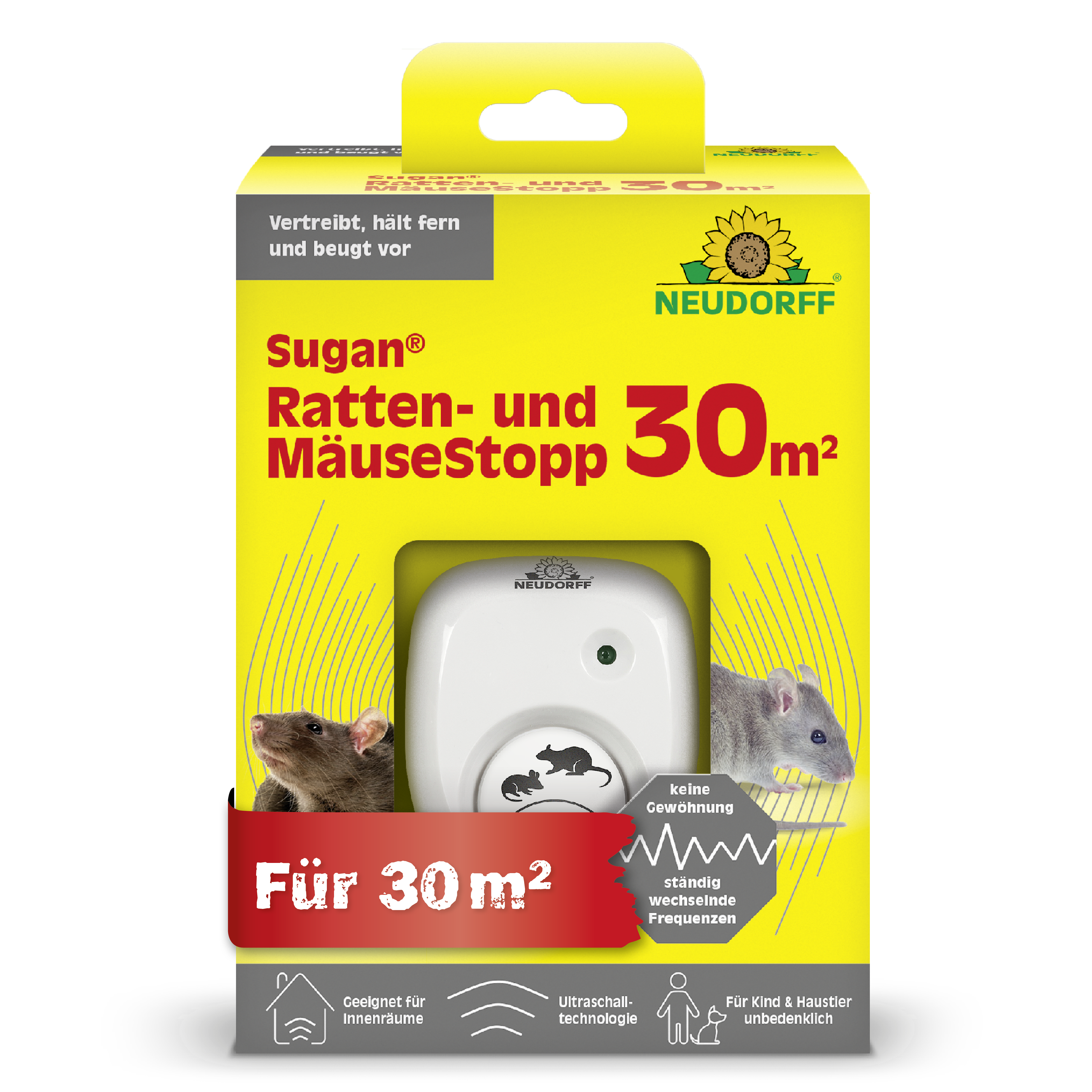 Sugan Ratten- und Mäusestopp – Vertreibt Ratten und Mäuse effektiv ...